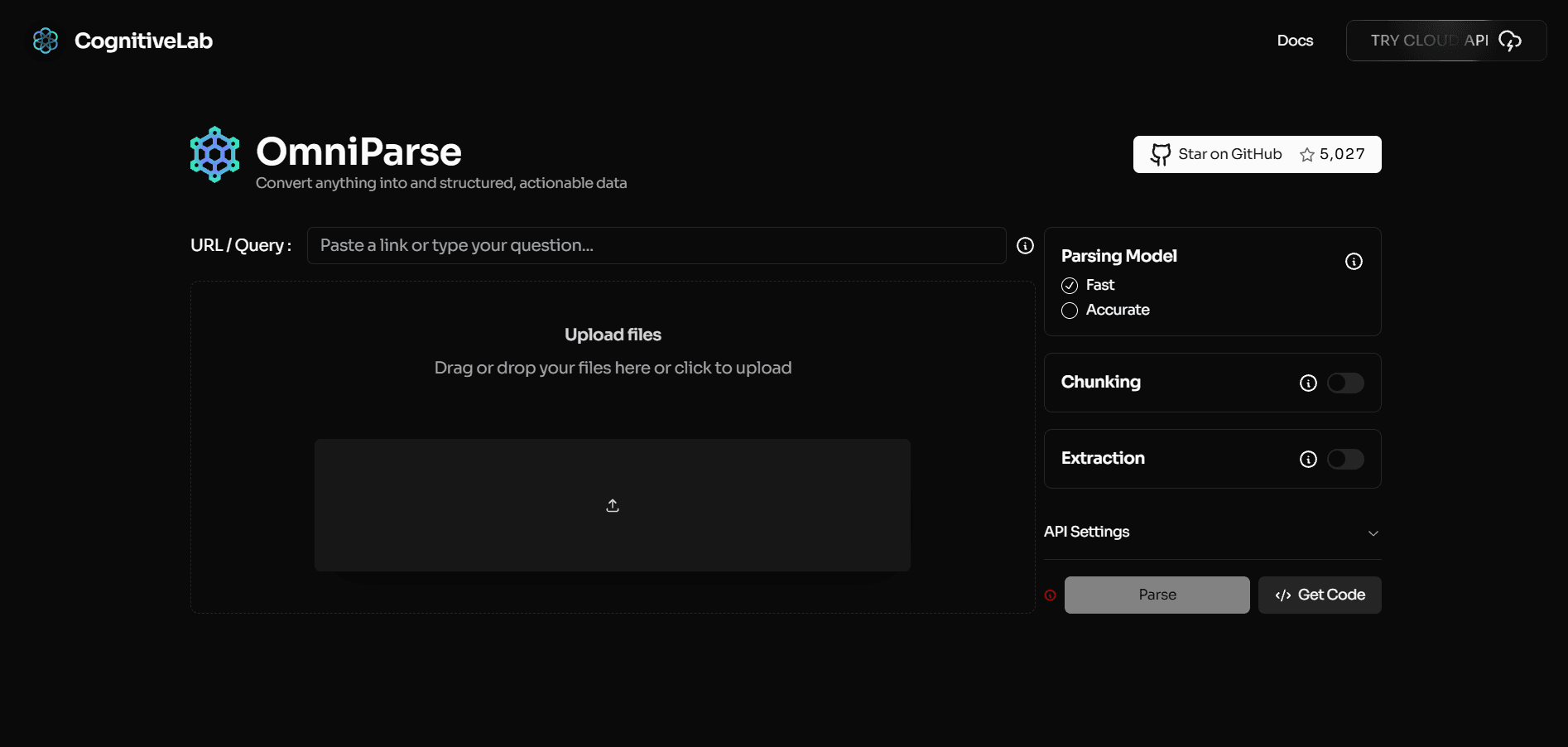 Introducing Omniparse: Universal Data Parsing | CognitiveLab